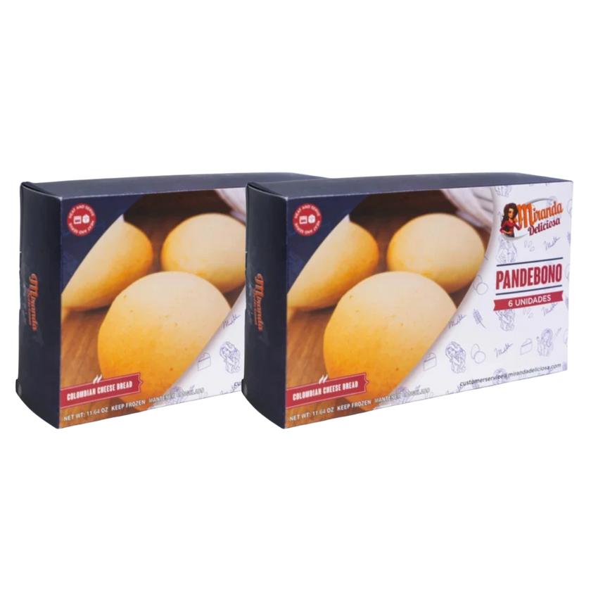 2 Pack Pre-baked Pan de Bono | 6 Units | Miranda Deliciosa – MamaFoods
