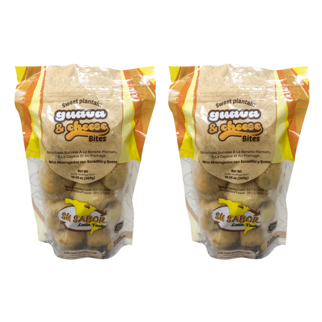 2 Pack Mini Aborrajados de Guayaba y Queso (Ready To Eat) |10.58 Oz ...